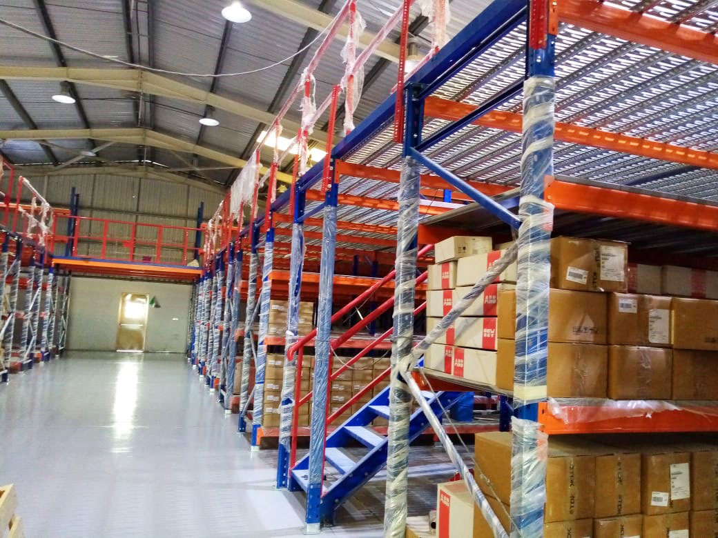 Rack Supported Mezzanine Floor in UAE - Sama Racking